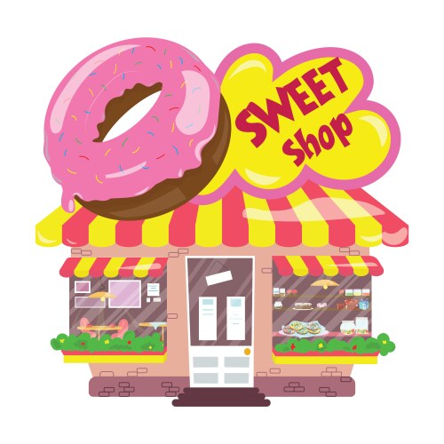 Candy group cartoon Royalty Free Vector Image - VectorStock