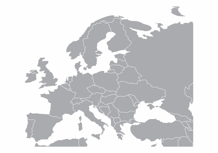 Map of norway Royalty Free Vector Image - VectorStock