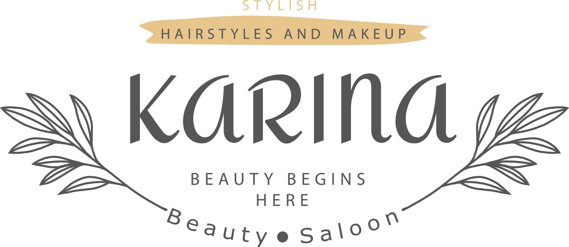 Flourish logo Royalty Free Vector Image - VectorStock