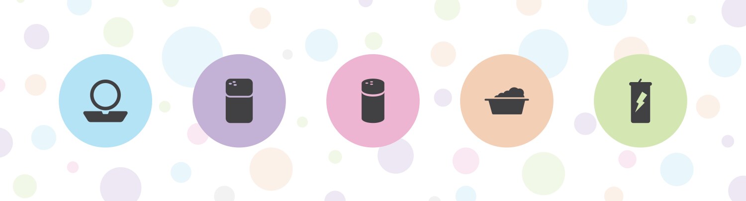 14 powder icons Royalty Free Vector Image - VectorStock