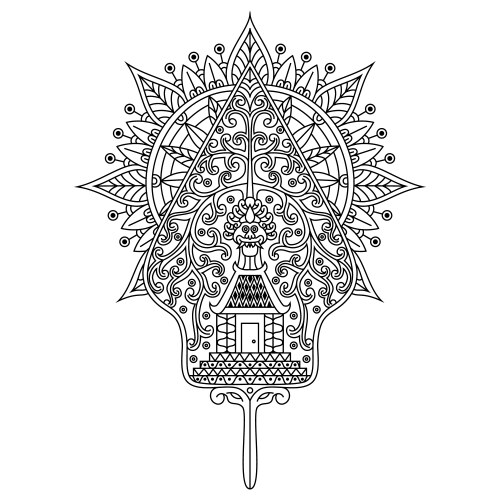 Wayang gareng Royalty Free Vector Image - VectorStock