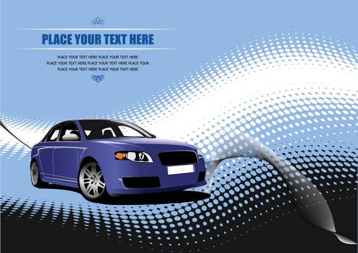 Car background Royalty Free Vector Image - VectorStock