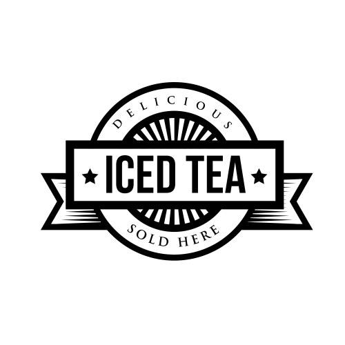 Vintage emblem with a place for your text Vector Image