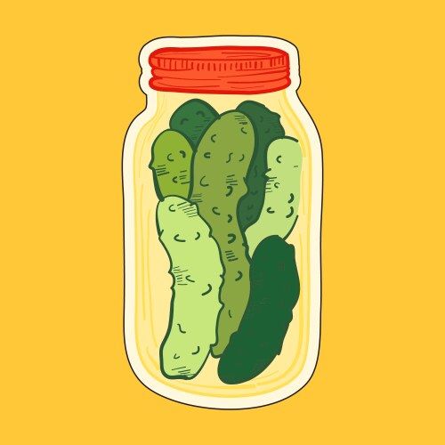 Pickle Jar Cartoon Vector Images (over 840)
