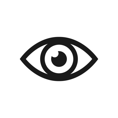 Human Eye Icon - Medical Symbol Royalty Free Vector Image