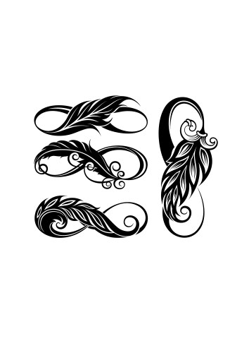 Infinity Feather Vector Images (over 330)