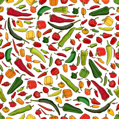 Vegetables seamless pattern Royalty Free Vector Image