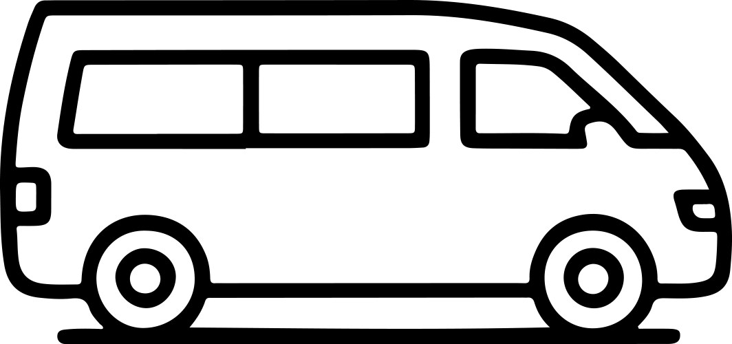 Church Van Clipart Black And White