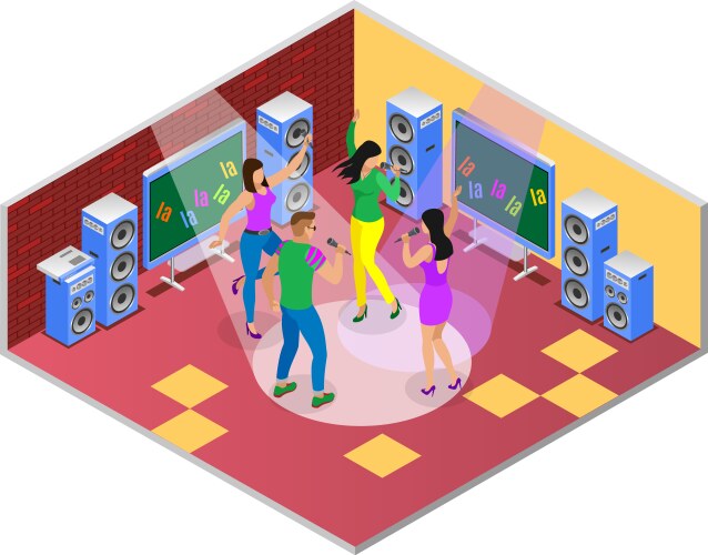 Dancing group dancer practice street dance Vector Image