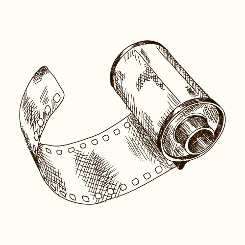 Vintage film camera Royalty Free Vector Image - VectorStock