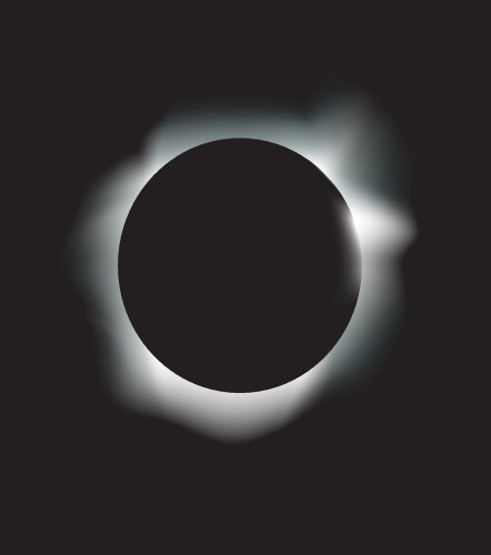 Solar eclipse Royalty Free Vector Image - VectorStock