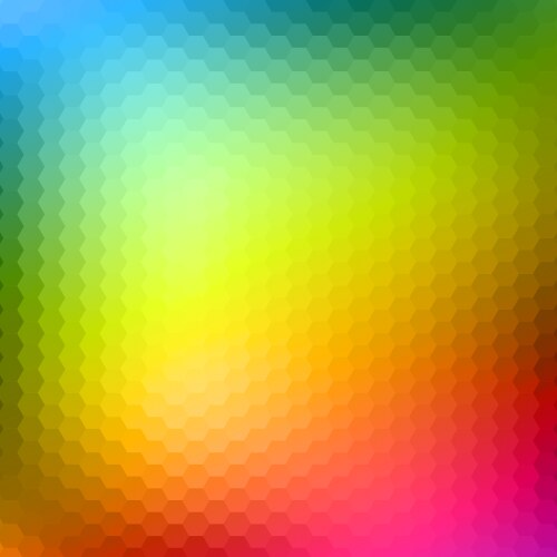 Abstract geometric hexagonal structure yellow Vector Image