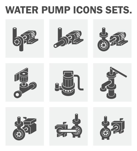 Water pump Royalty Free Vector Image - VectorStock