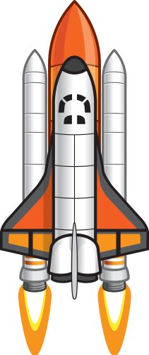Space Shuttle Clip Art Animated Rocket Ship PNG, Vector, PSD, And