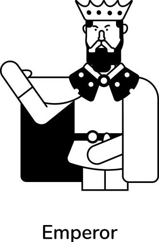 Emperor Royalty Free Vector Image - VectorStock