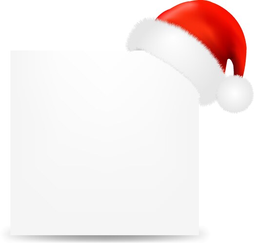 Santa claus hat Royalty Free Vector Image - VectorStock