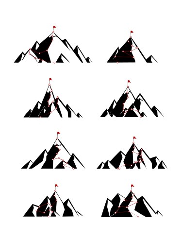 Mountain Path Infographic Vector Images (over 480)