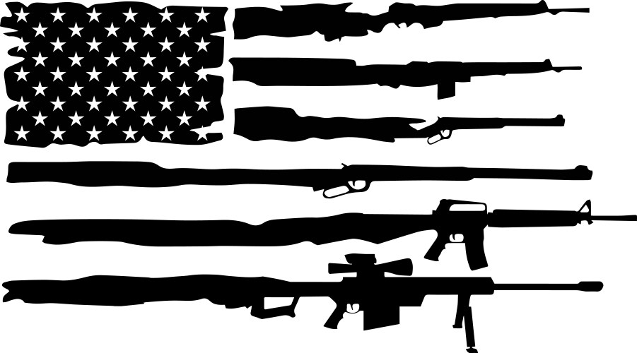 Usa flag distressed american military army Vector Image