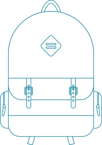 Backpack Outline Vector Images (over 16,000)