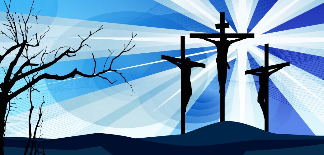 Crucifixion Royalty Free Vector Image - VectorStock