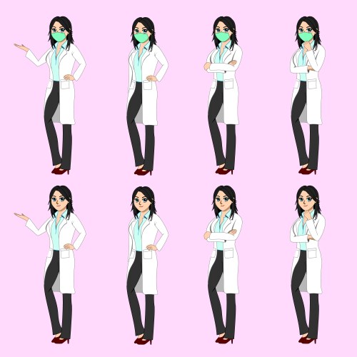 Female Doctor Cartoon Vector Images (over 23,000)
