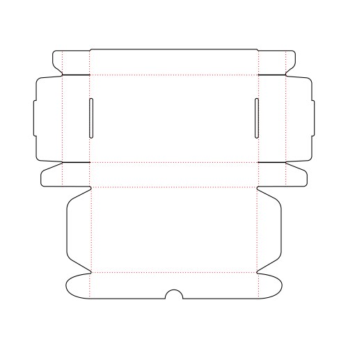 Package template for bakery food or other items Vector Image