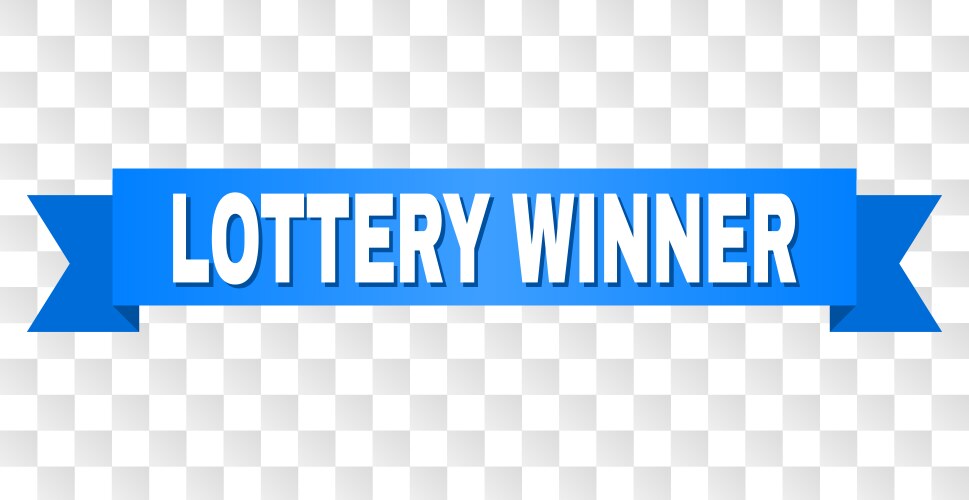 Blue tape with enter to win title Royalty Free Vector Image