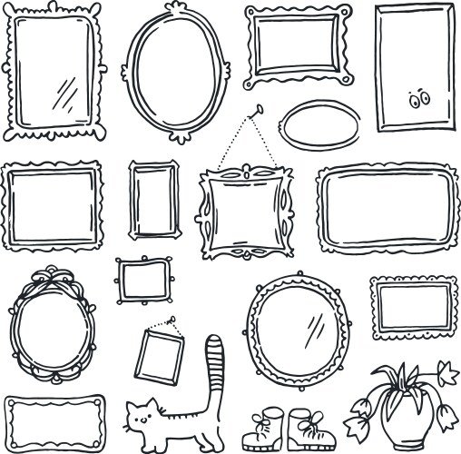 Picture Frame Outline Vector Images (over 24,000)