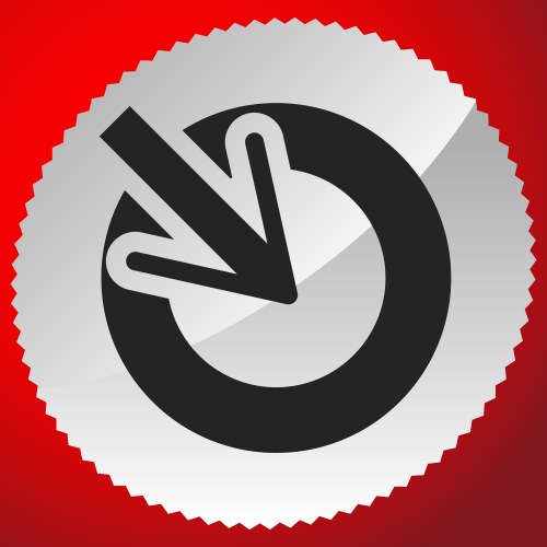 Position accuracy alignment concept icon cursor Vector Image