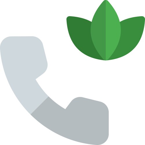 Spa service available at home by phone Royalty Free Vector