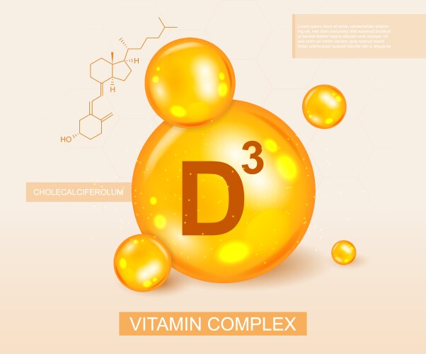 Realistic detailed 3d vitamin and mineral Vector Image