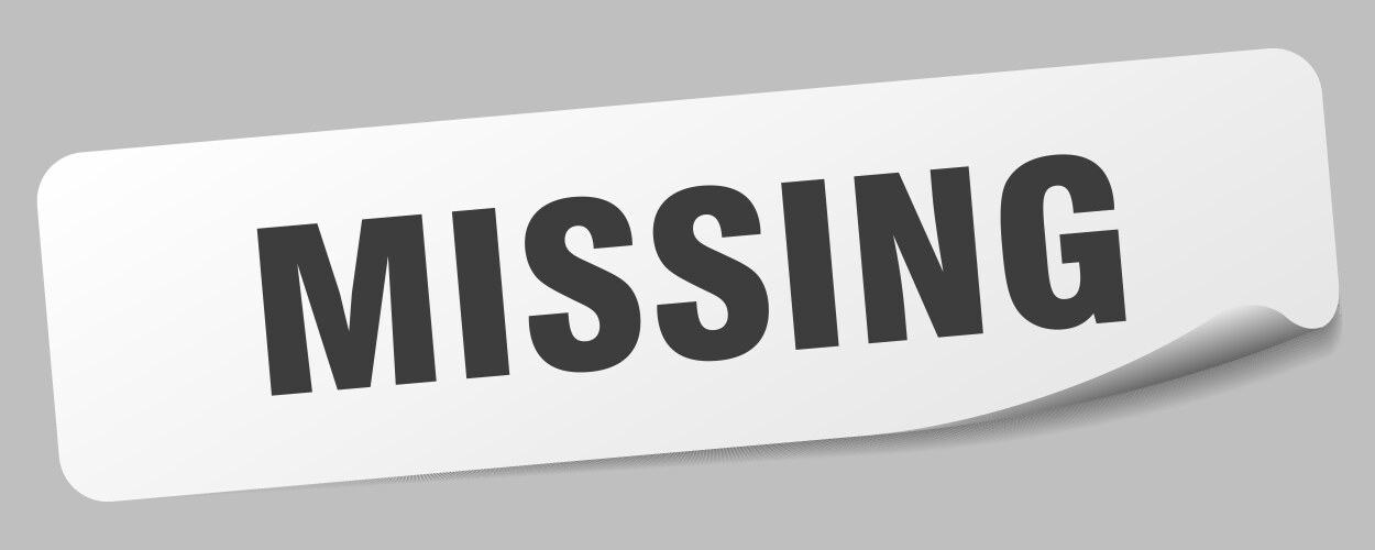 Missing Sign Vector Images (over 5,200)