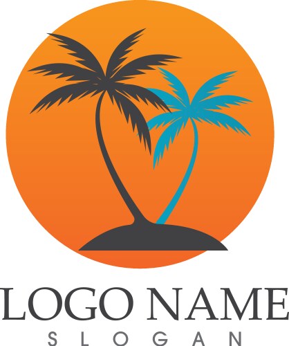 Round logo Royalty Free Vector Image - VectorStock