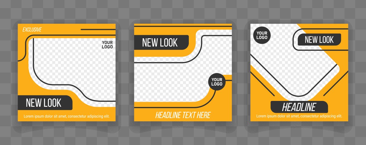 Social media post Royalty Free Vector Image - VectorStock