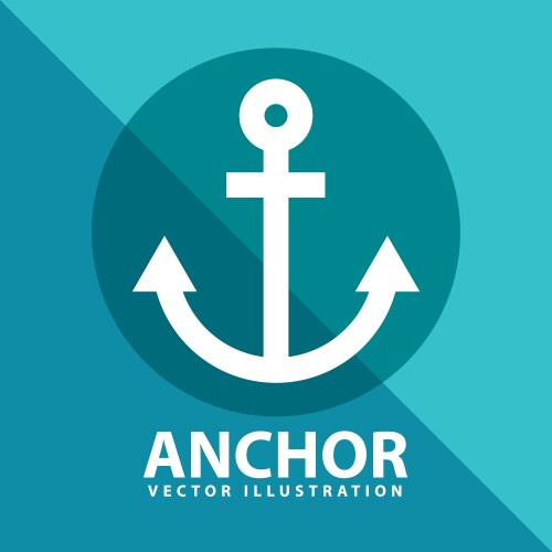 Anchor icon Royalty Free Vector Image - VectorStock