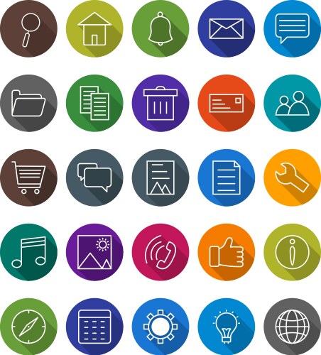 Star basic element icon Royalty Free Vector Image