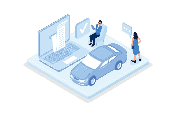 Financial management characters paying credit Vector Image