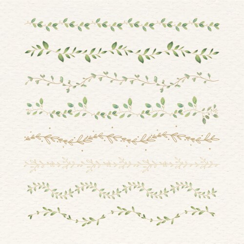 Plant Text Divider Vector Images (over 1,000)