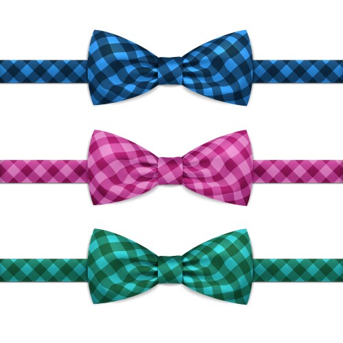 Realistic bow tie Royalty Free Vector Image - VectorStock