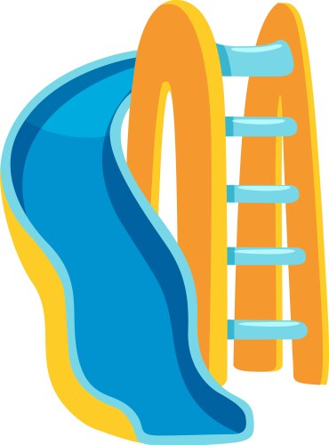 Colorful Playground Slide Royalty Free Vector Image