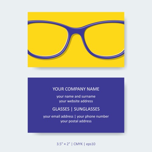 Optical Business Cards Vector Images (over 2,500)