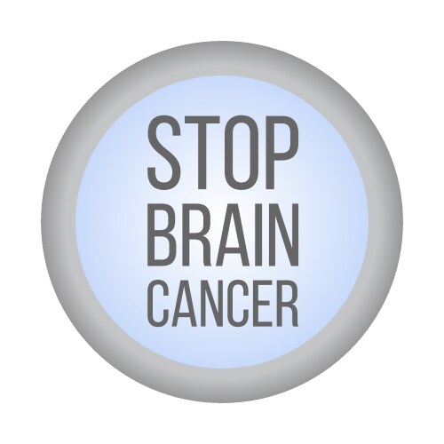 Brain cancer awareness month concept banner Vector Image
