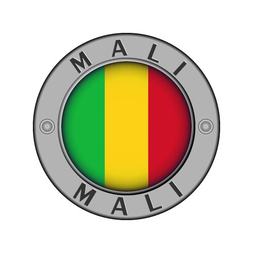 Medallion with name country Royalty Free Vector Image