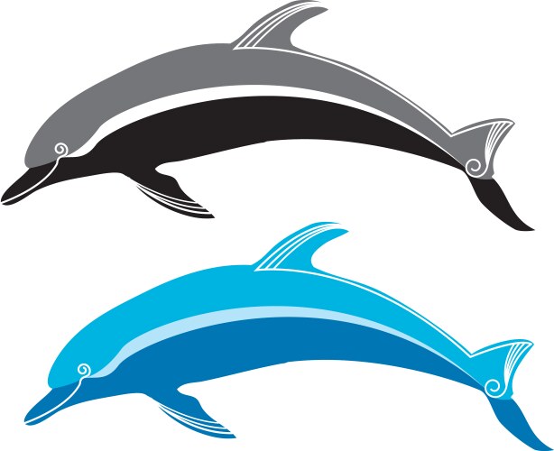 Dolphin Royalty Free Vector Image - VectorStock