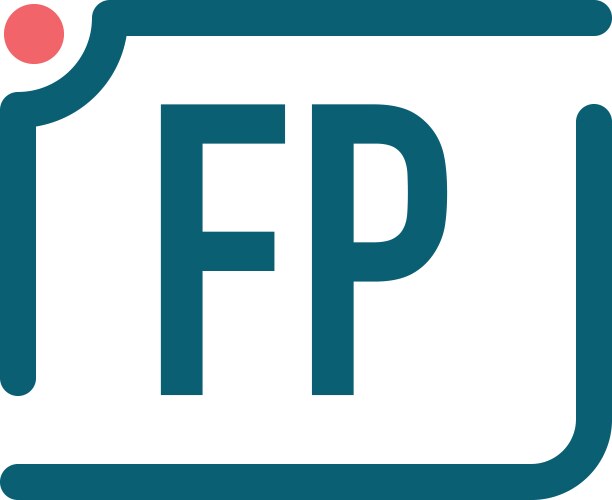 Initial letter gm camera logo design template Vector Image