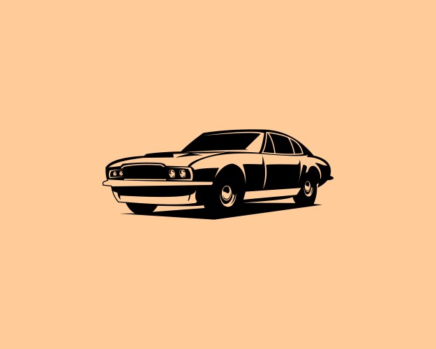 1964 aston martin dbs logo isolated Royalty Free Vector