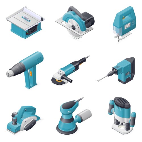 Tools icon set-5 Royalty Free Vector Image - VectorStock