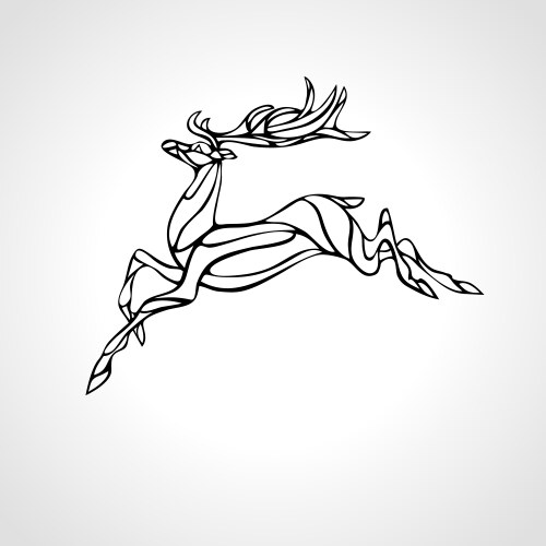 Elk Outline Vector Images (over 4,000)