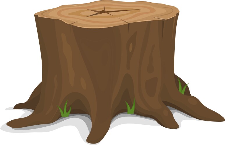 Different types of stumps Royalty Free Vector Image
