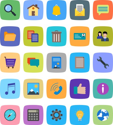 Star basic element icon Royalty Free Vector Image